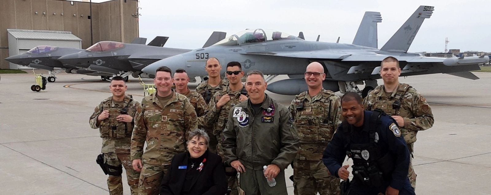 Joyce Lacey Supports Veterans