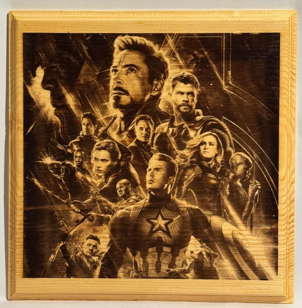 Collectors Commemorative Marvel Collage Plaque (11" x 11")