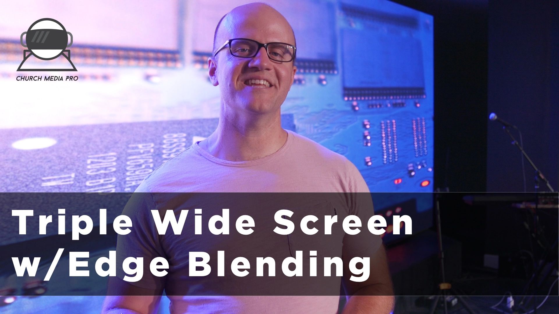 Creating a Triple Wide Projection Screen with 3 projectors!