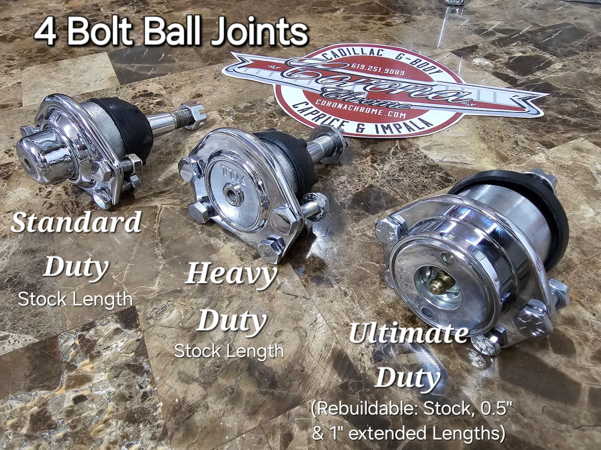 Upper Ball Joints - 4 Bolt