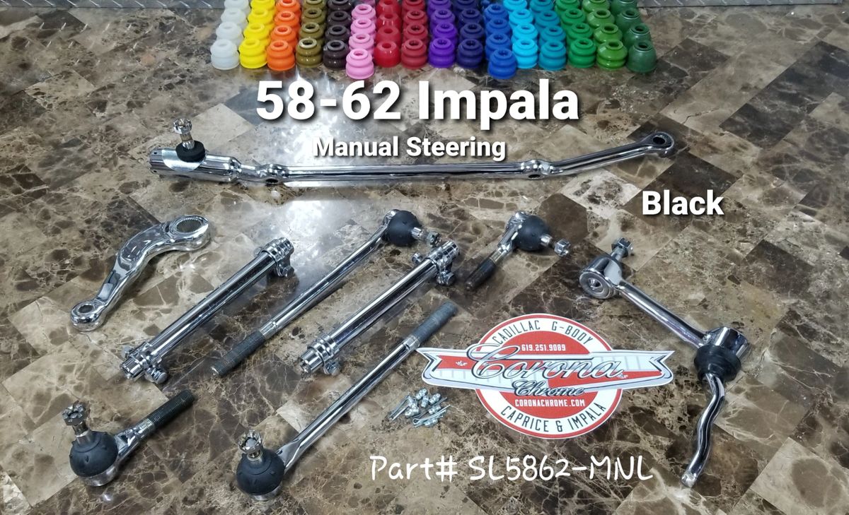 MANUAL Steering Linkage Set - 58-62 Impala
