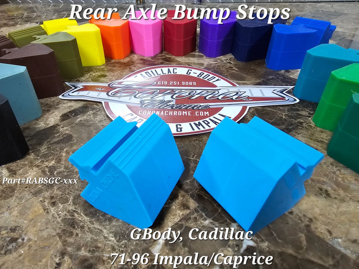 Rear Axle Bump Stops - 71-96 Gbody/Cadillac/Impala/Caprice GM#10000812
