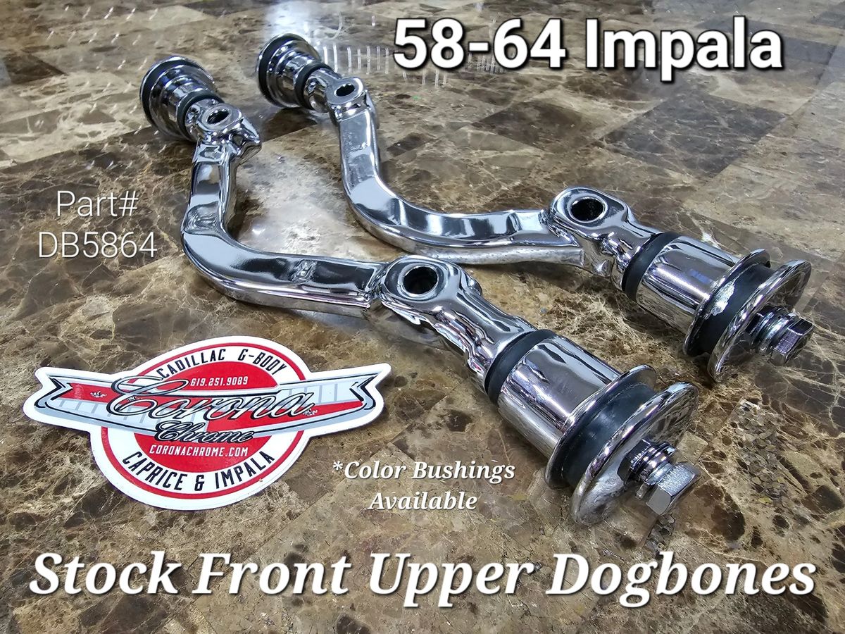 Upper Control Arm Shafts (Dogbones) - 58-64 Impala