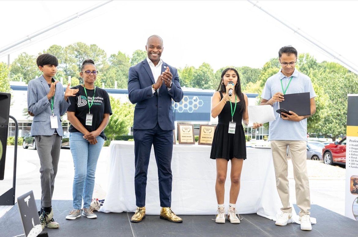 What sparked the Young Entrepreneur's Business Fair?