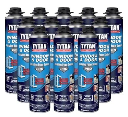 Tytan Window and Door Foam Case 12 Cans 24 Oz