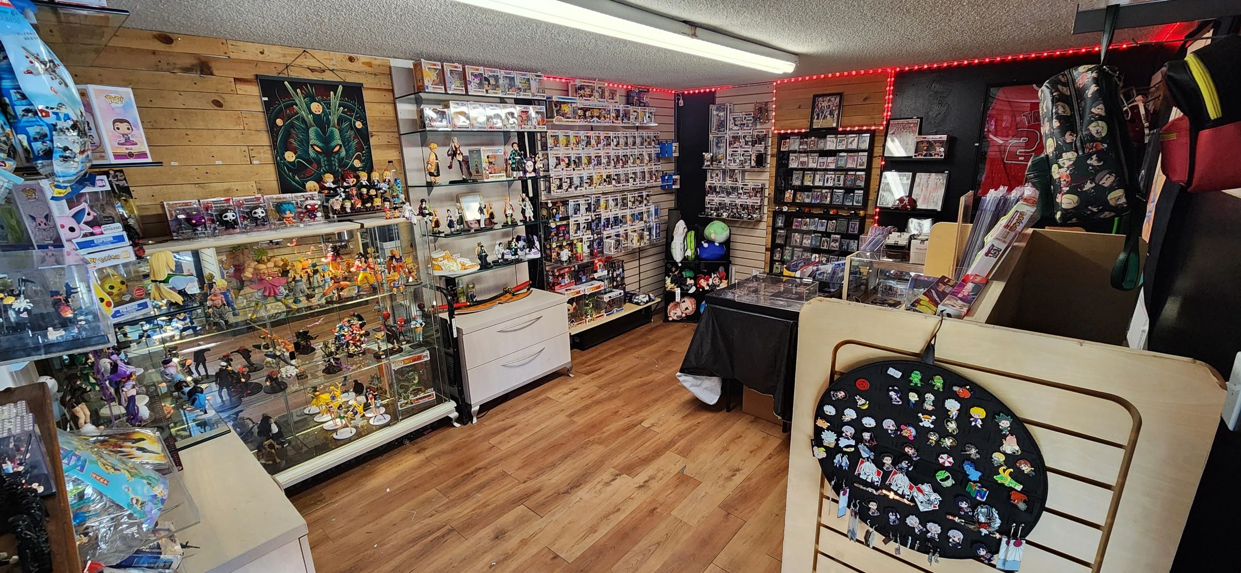 Anime, Sports, funko and comic book store