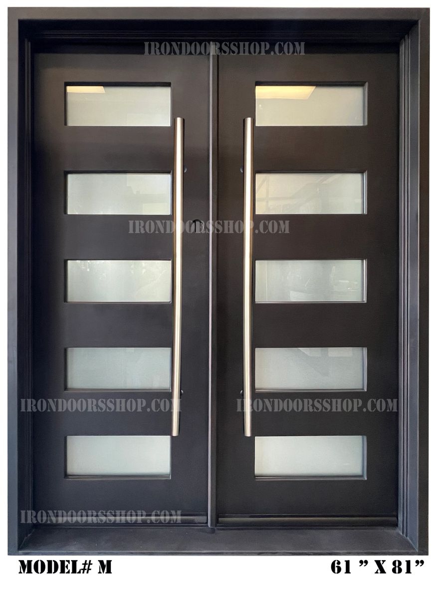 Moderna steel Entry Double doors (Left Handed)