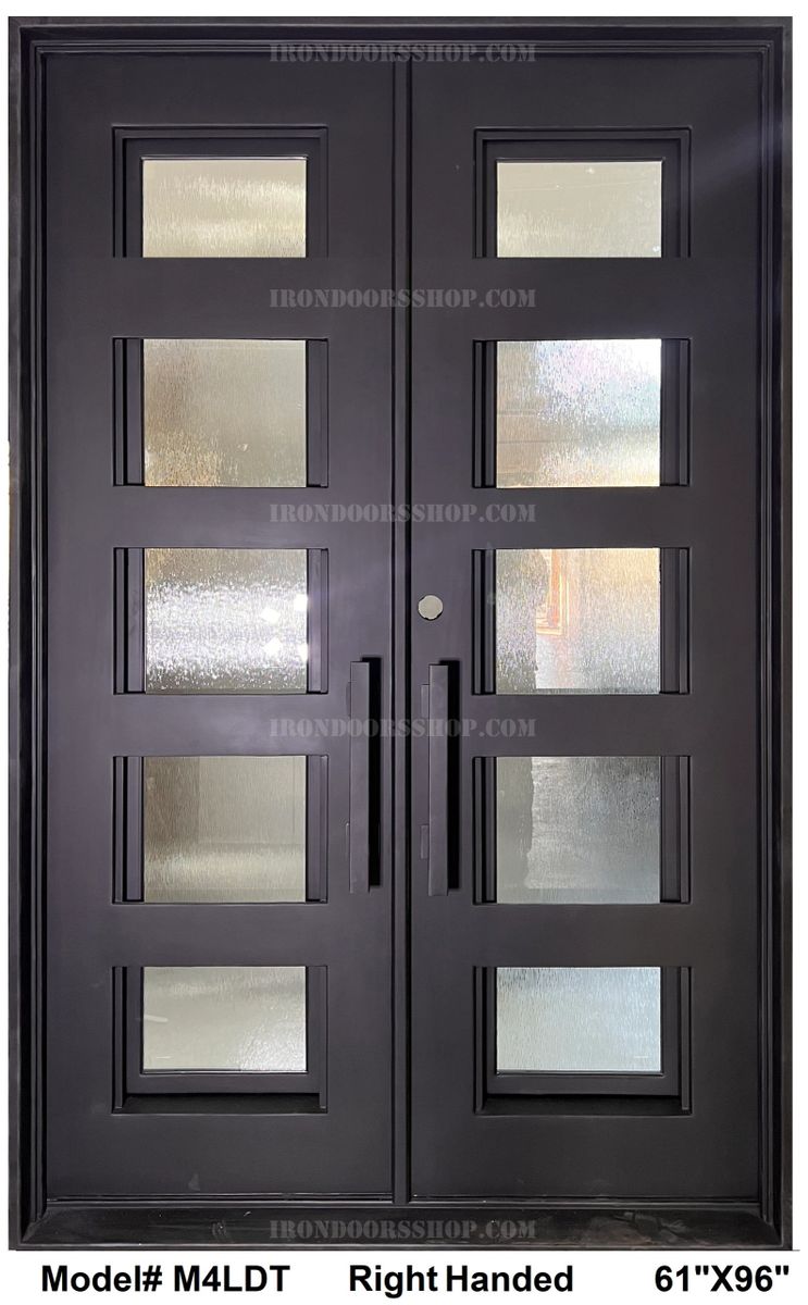 Berlin Modern steel Entry Double door (Right Handed)