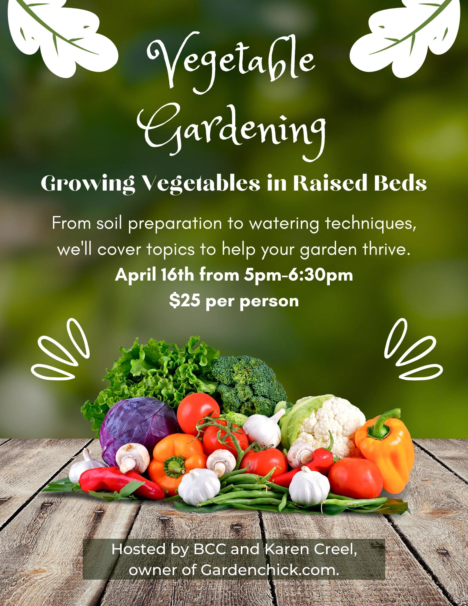 Vegetable Garden Class