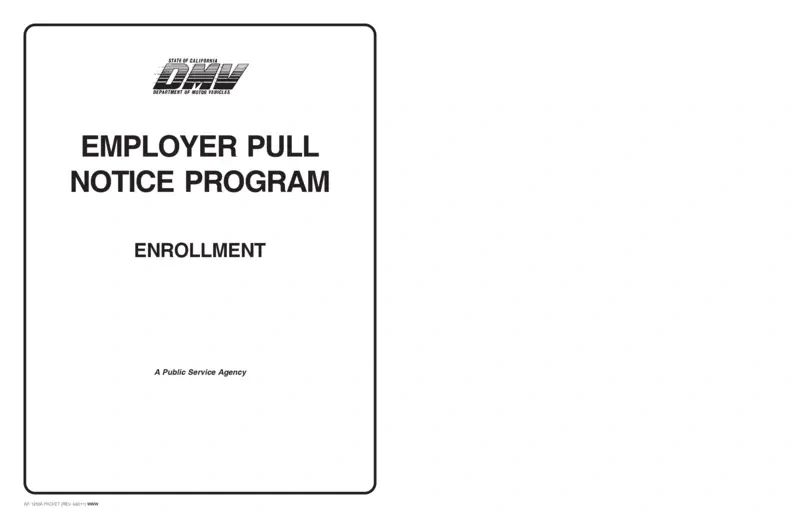EMPLOYER PULL NOTICE PROGRAM