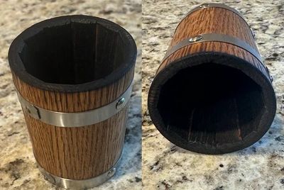 toasted oak tumbler White American Oak small aging barrels
