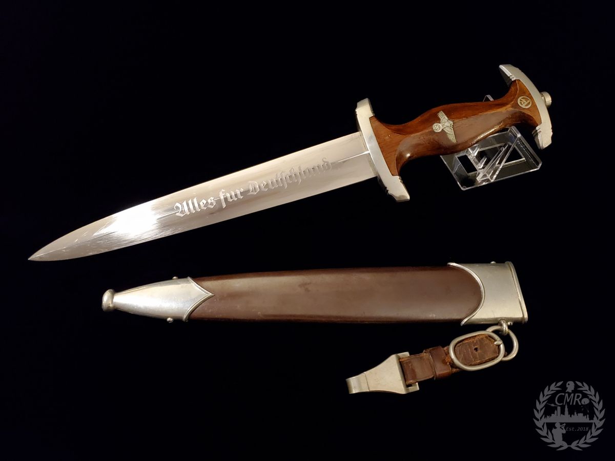 German WWII SA Unground Rohm Dagger with Hanger By Haco Berlin