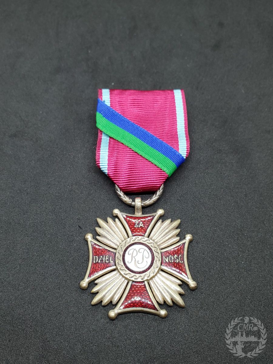 Polish Cross of Merit for Bravery By Owczarski (Late 1940's)