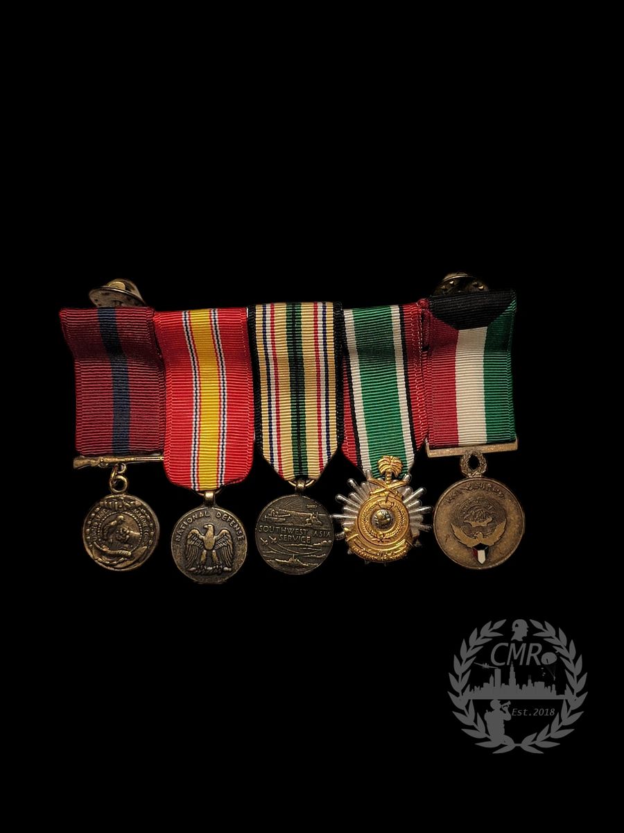 USMC Gulf War Mini Medal Bar