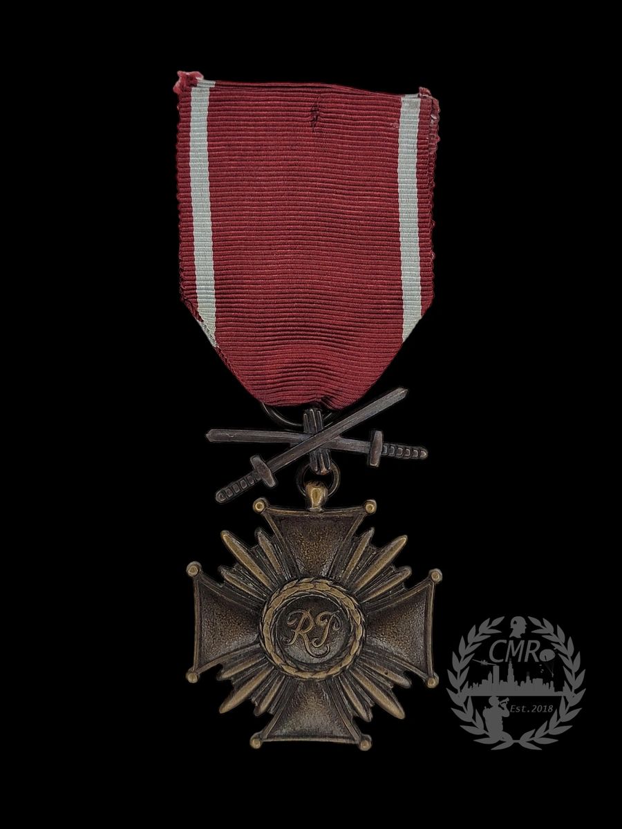 Polish Cross of Merit 3rd Class with Swords (Modern)