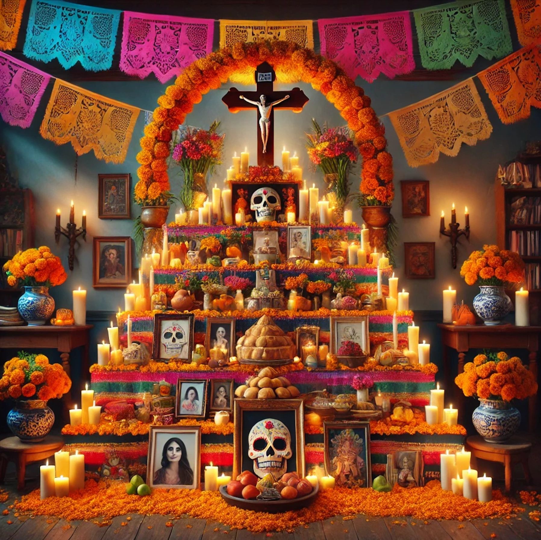 Guía Completa para Crear tu Altar de Muertos de 7 Niveles