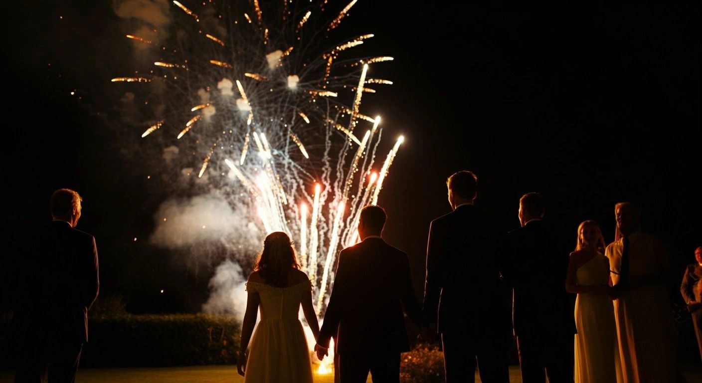 Stunning Wedding Fireworks & Custom Displays - Here Comes The Boom