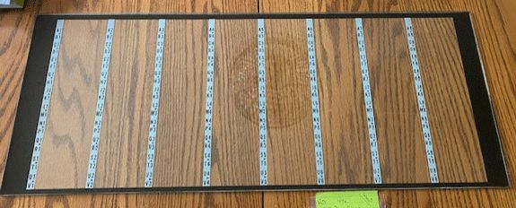 Rock Ola Jukebox model 446 Title Page Glass USED Very Nice