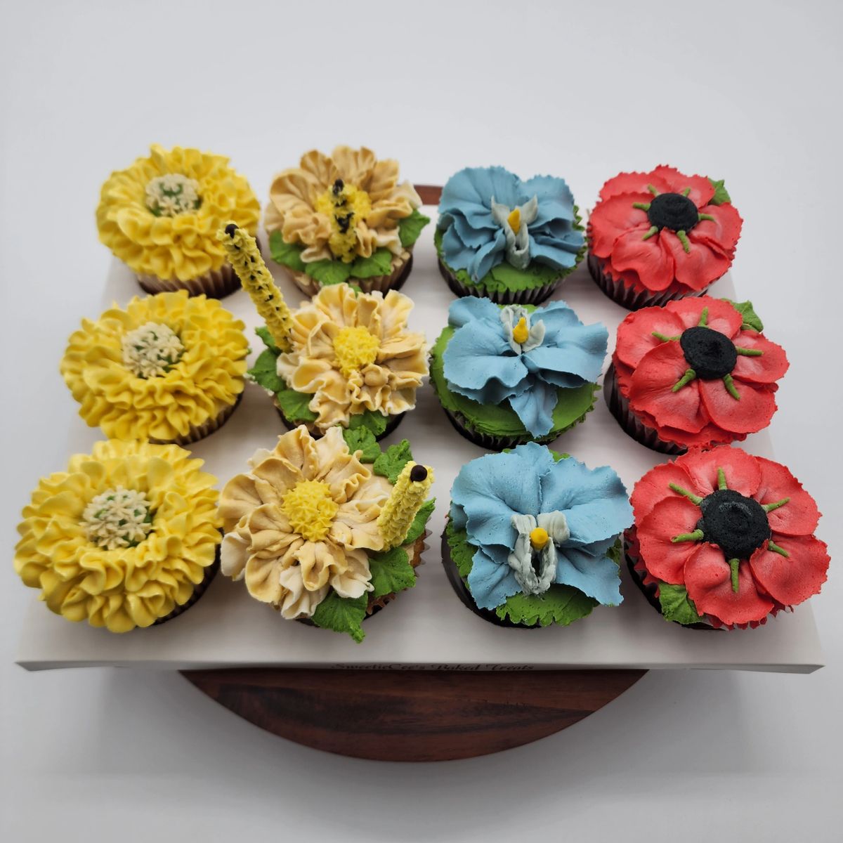 Variety Flavored Cupcake Boxes