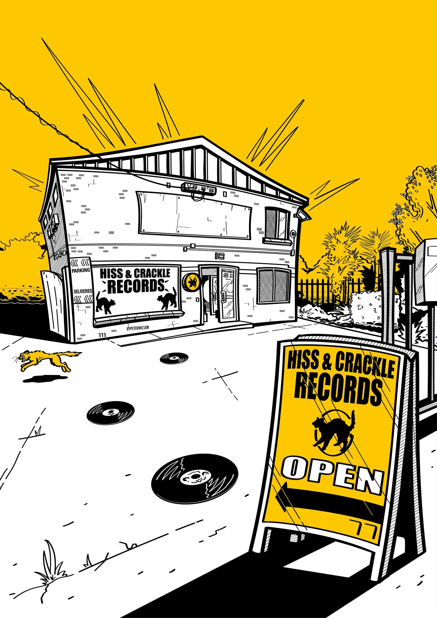 Vinyl Records & Live Music Events at HISS & CRACKLE