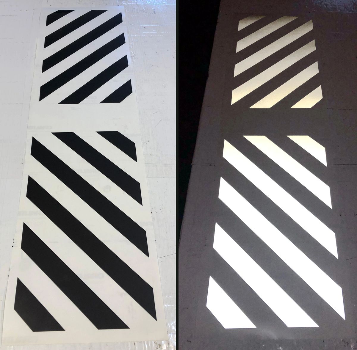 Shadow (Ghost) Decals - Motorcycles - White or Black