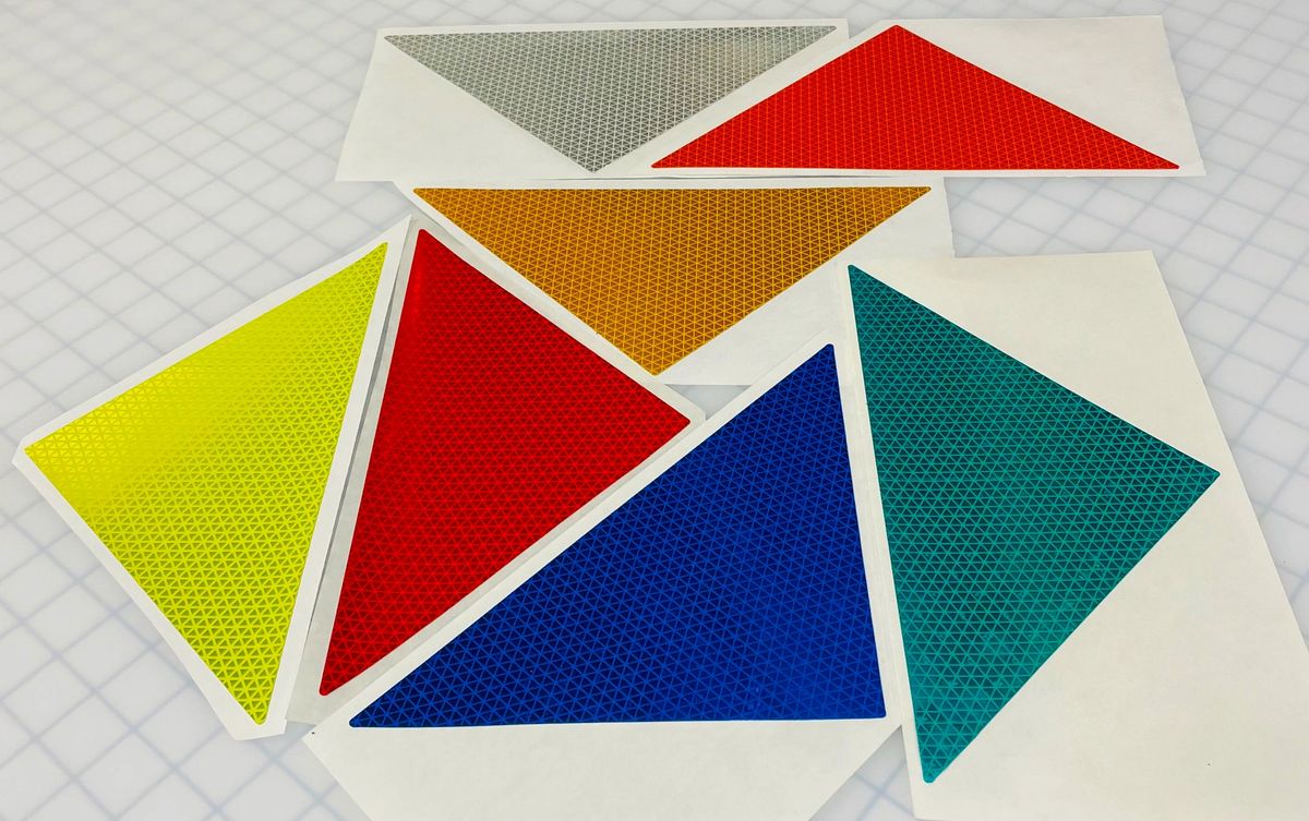 Starter Triangles for Chevrons - Oralite V98 - 7 Colors