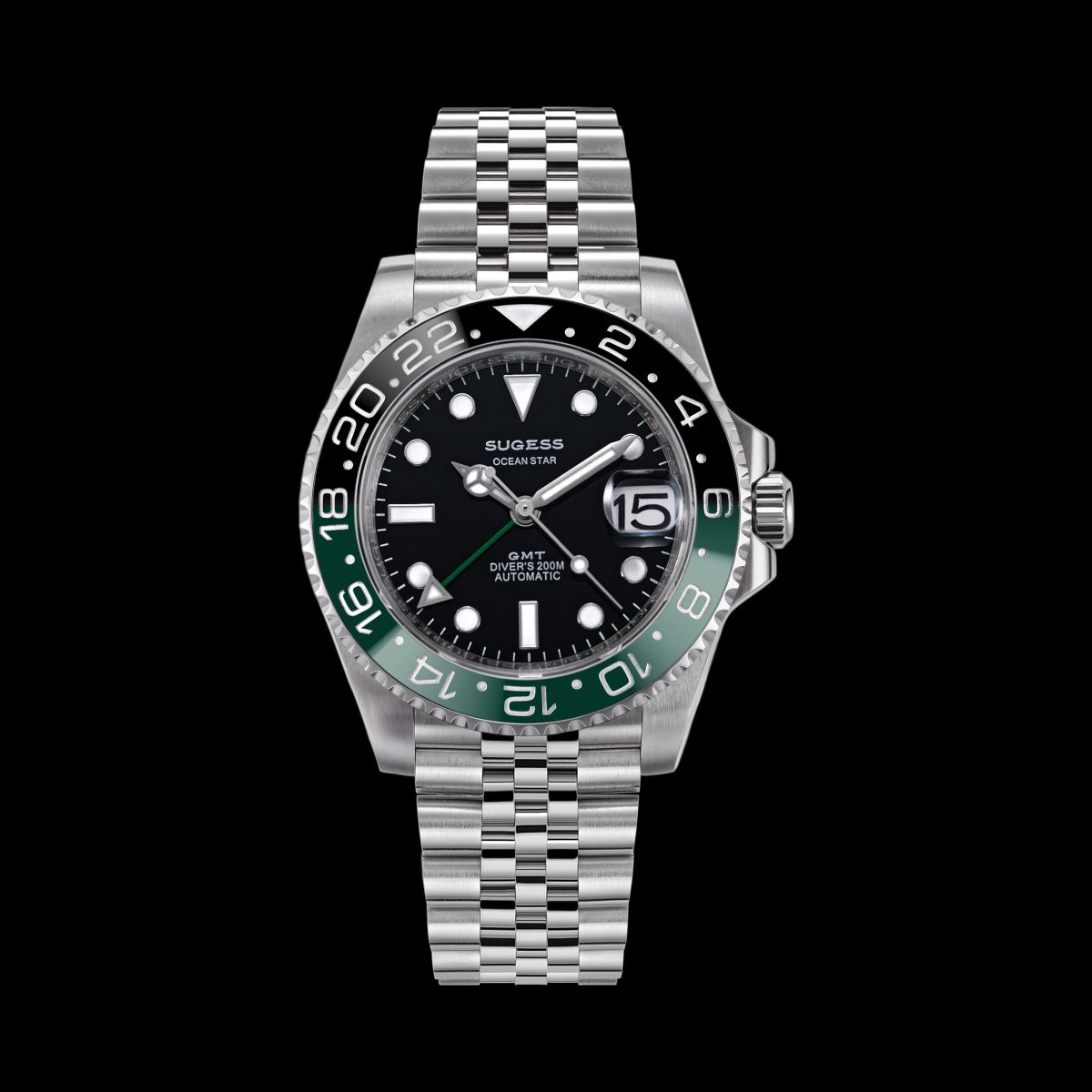 S420-2 Sprite GMT dive watch stainless steel 40 mm