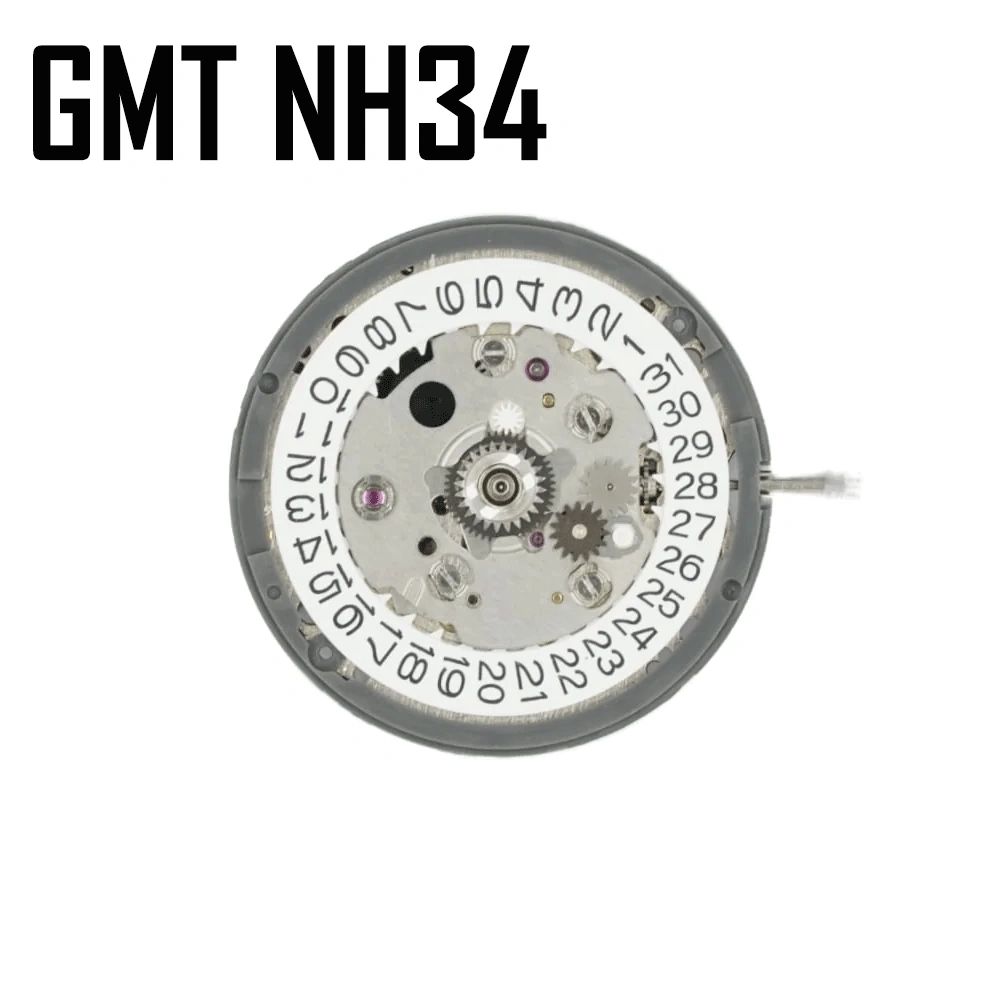 NH34 Automatic Movement GMT functional authentic Seiko