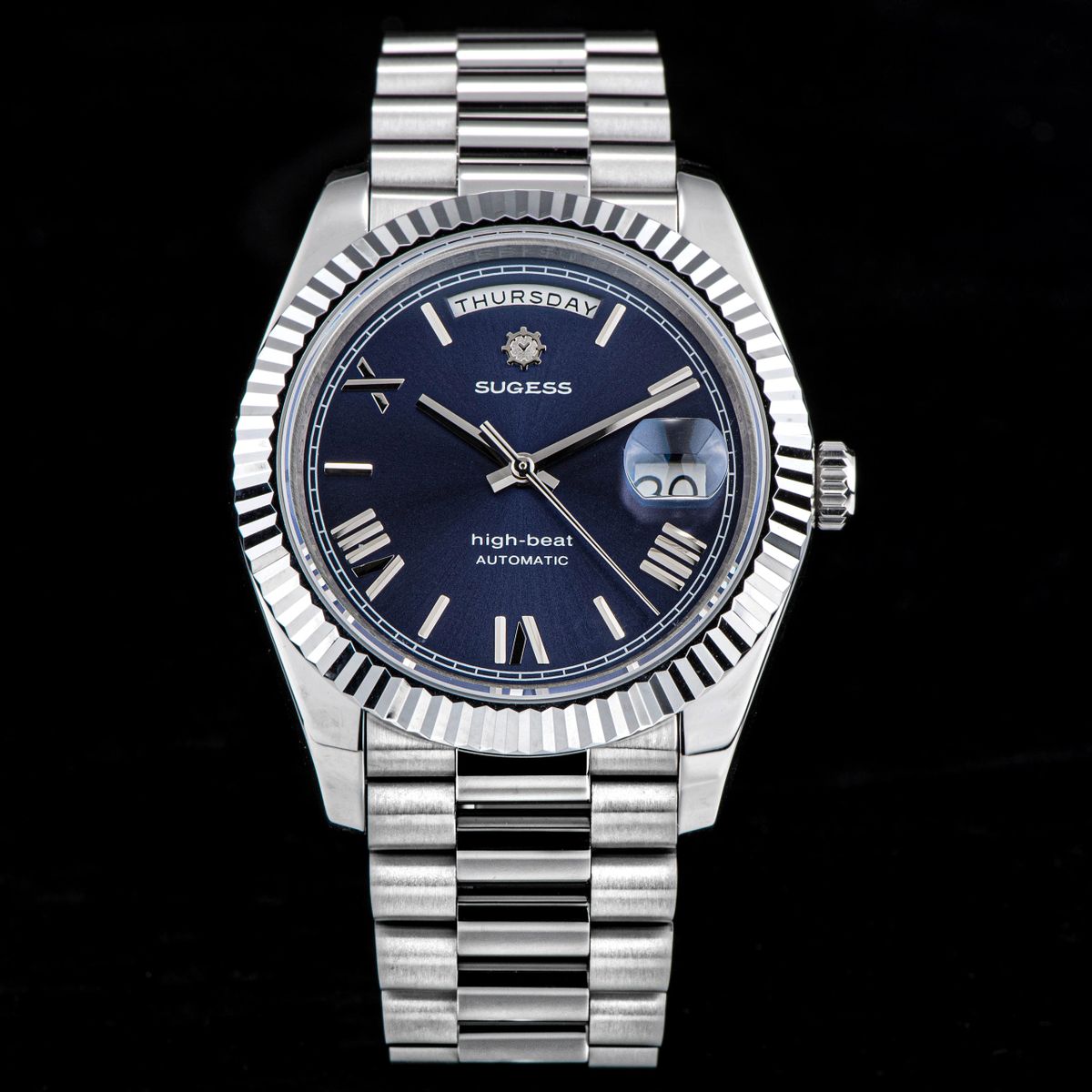S433 blue automatic ST2146 dress watch 40 mm