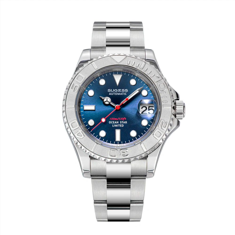 S450 blue steel insert automatic NH35 dive watch 40 mm
