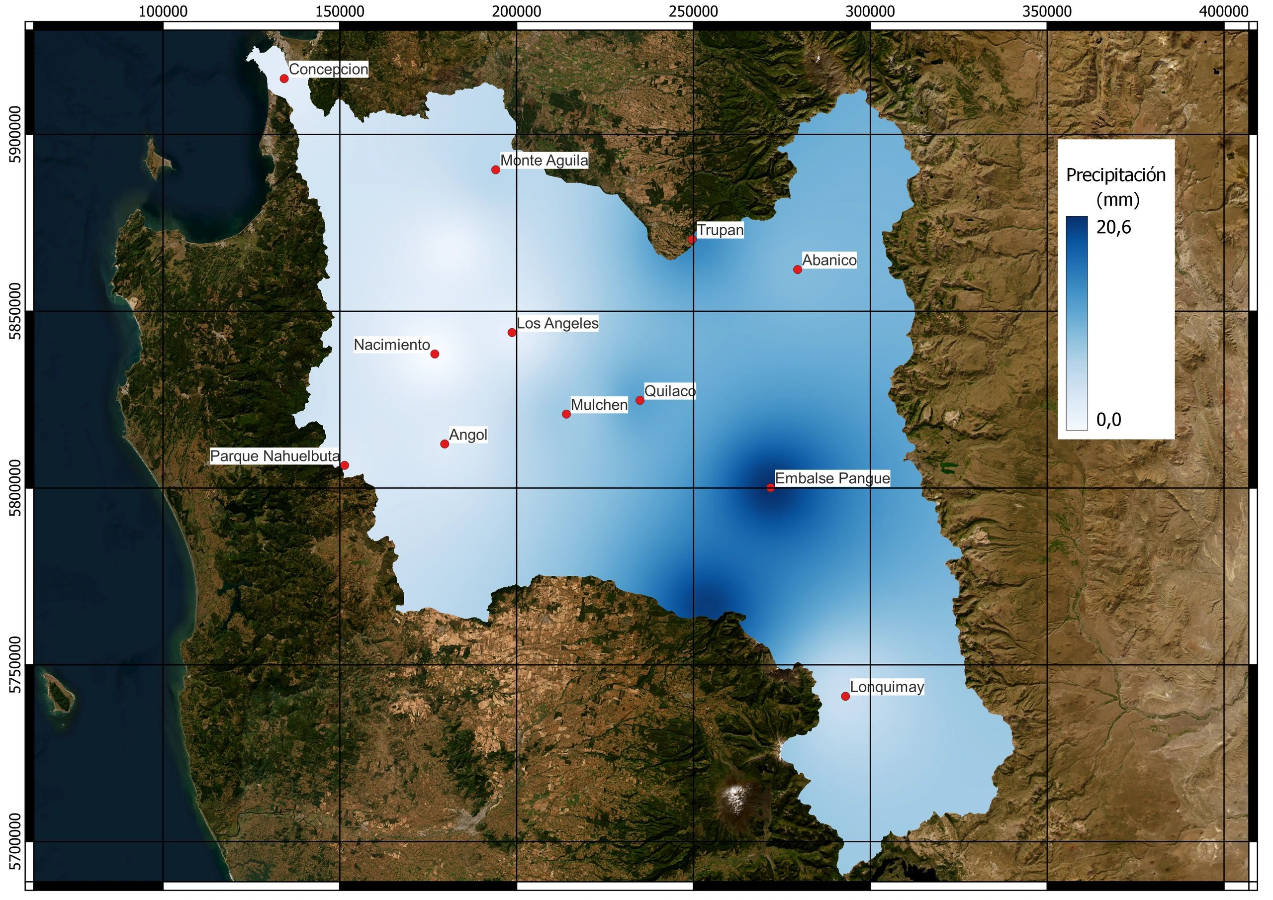Situación hídrica cuenca del río Biobío - Enero 2023