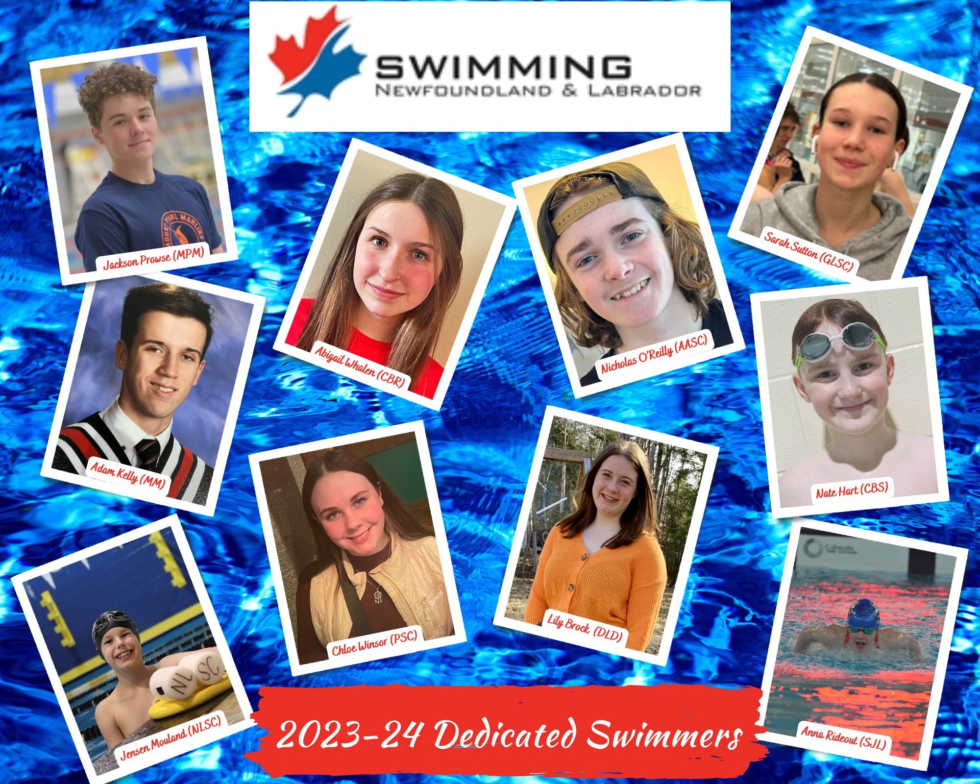 2023-24 DEDICATED SWIMMER AWARDS