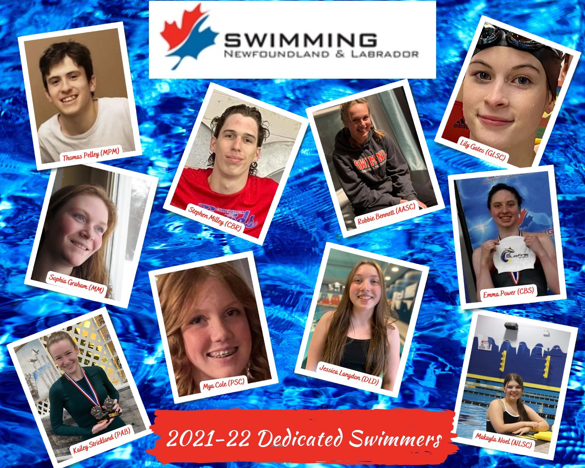 2021-22 Dedicated Swimmer Awards
