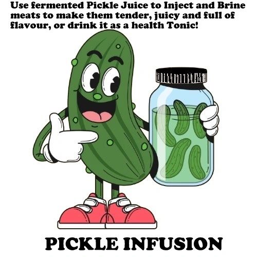 What can you do with Pickle Juice? Lots! Inject, Brine, Drink it.