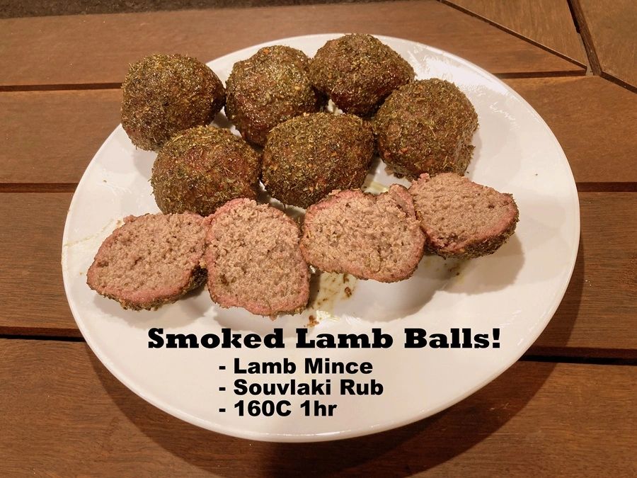 SMOKED SOUVLAKI LAMB BALLS