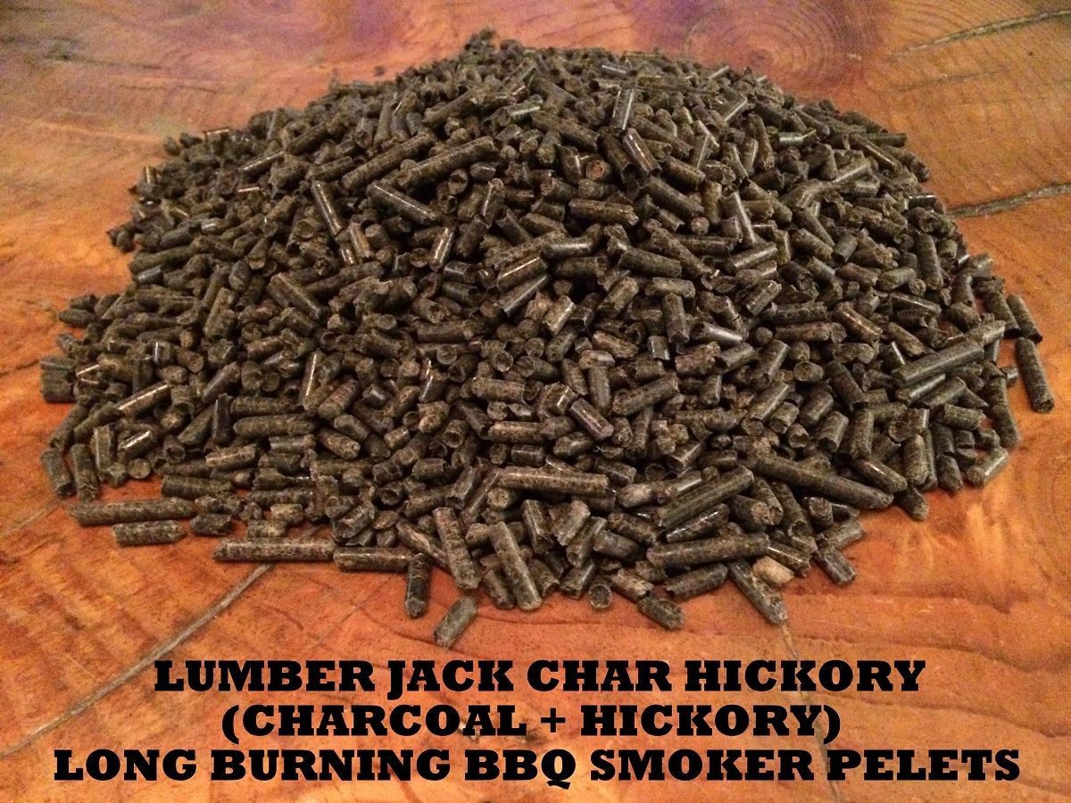 18kg Lumber Jack Char Hickory Pellets (2x9kg) Long Burn Time, sent to ...