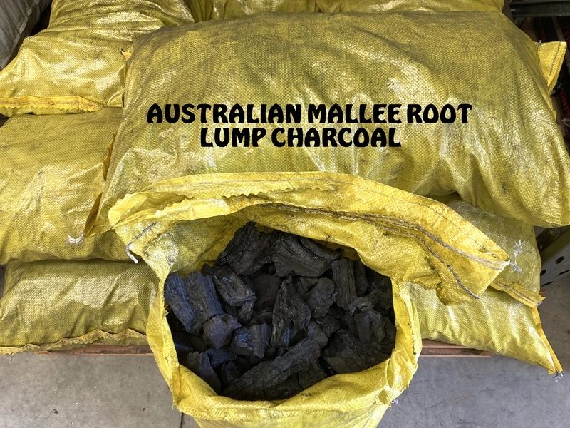 MALLEE ROOT CHARCOAL 20kg Pure AUS BBQ Lump Charcoal. Sent to Metro ...