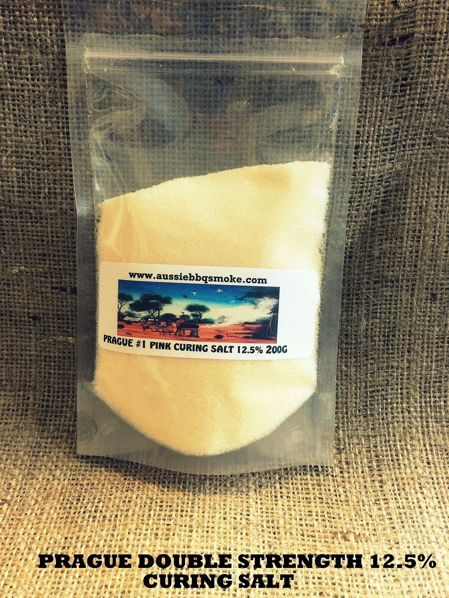 200g Prague #1 Curing Salt Double Strength 12.5% - 1 for $15 or 2 for $25