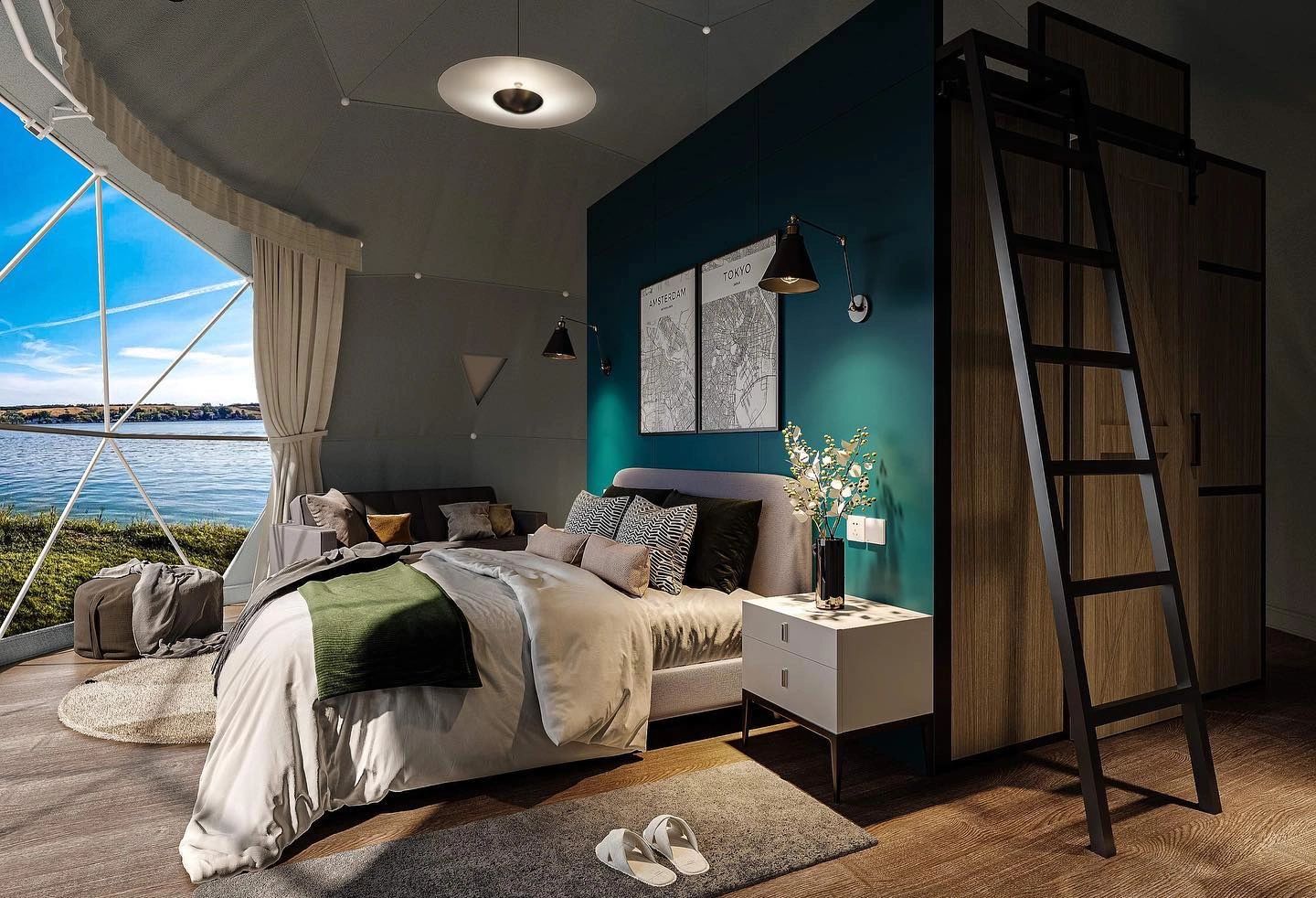 Luxurious Glamping Domes at Blackstrap Resort