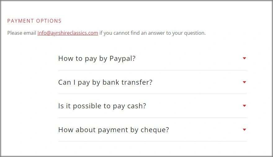 ACCC Payment Options