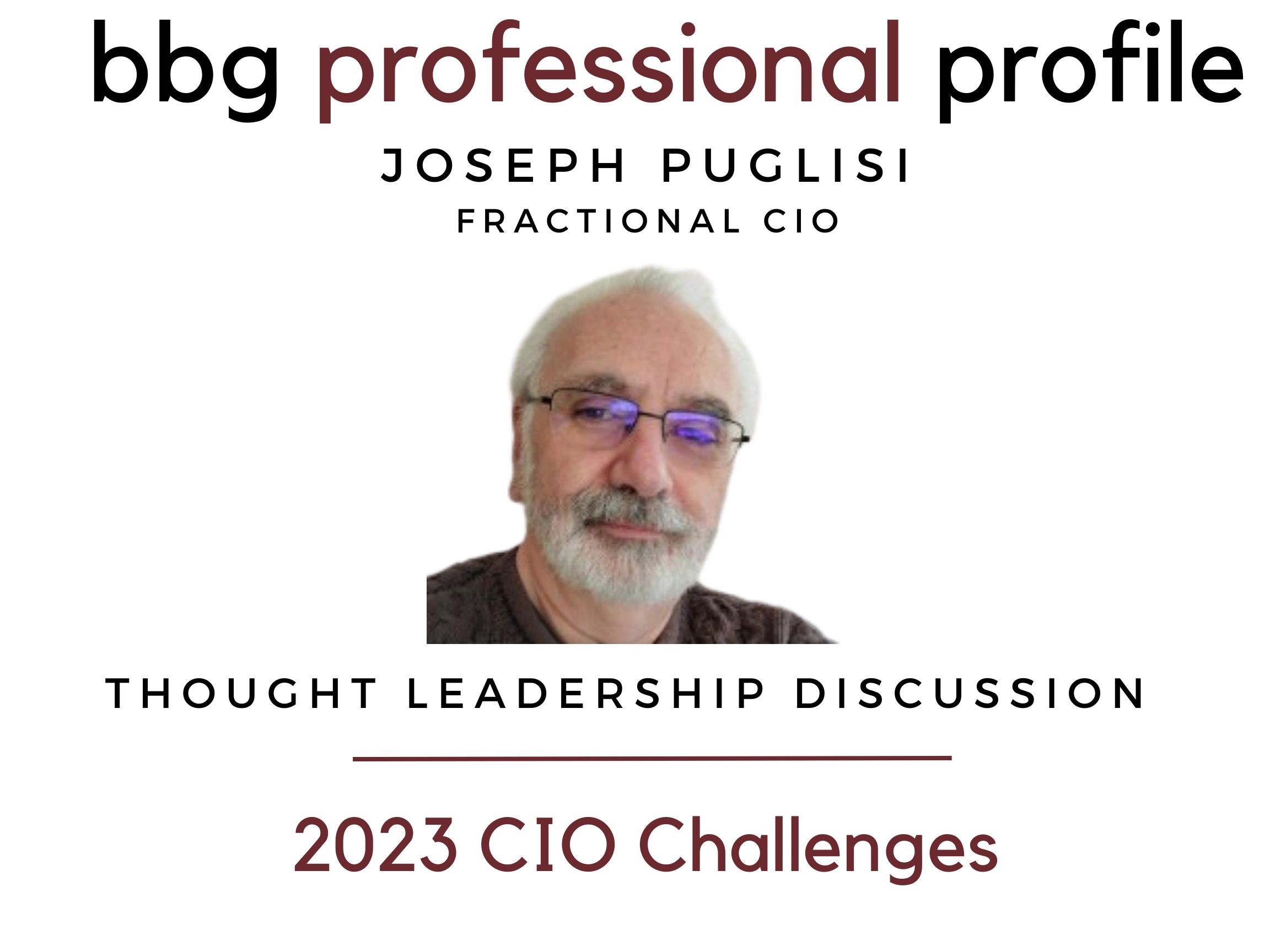 Joseph Puglisi | Interim / Fractional CIO / C-Level Advisor