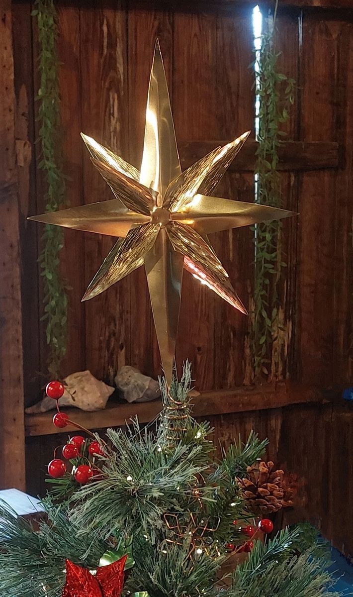 Brass Star Tree Topper
