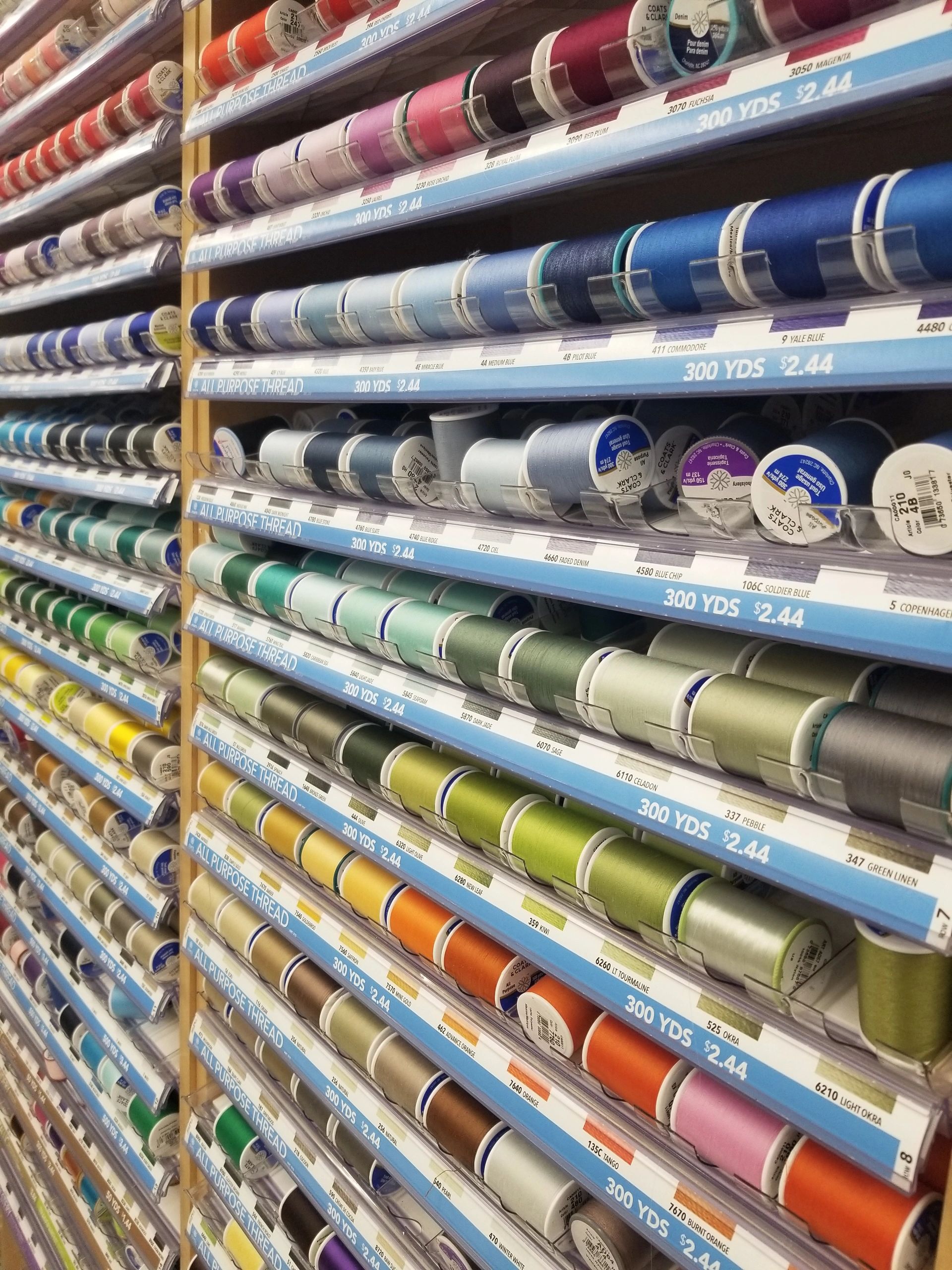 Thread Sizes and Weights