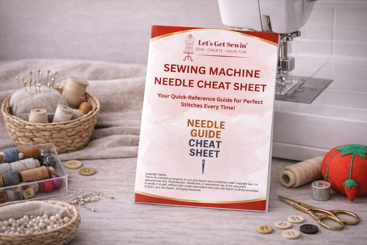 Printable Sewing Needle Cheat Sheet – Match the Right Needle to Every ...