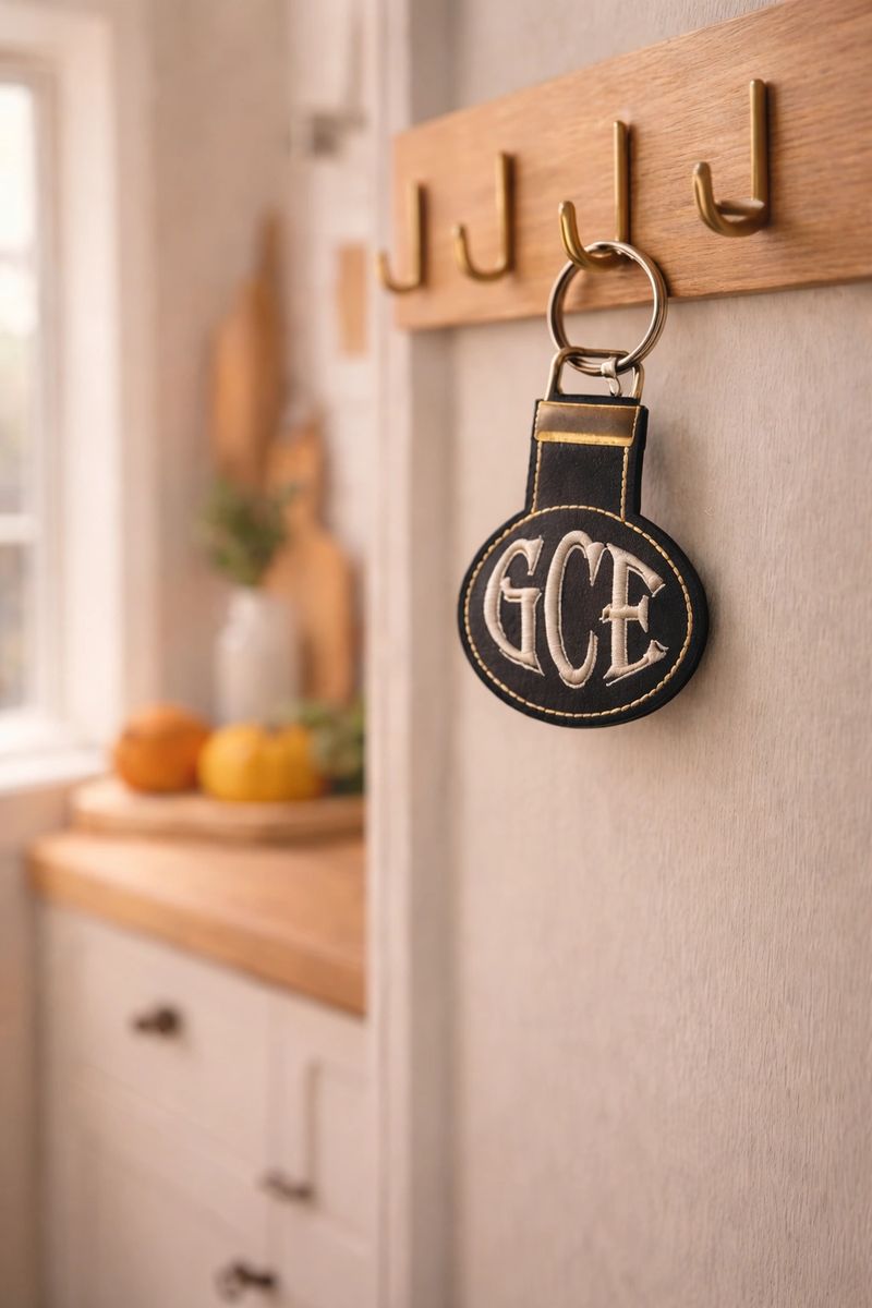 Personalized Embroidered Key Fob – A Thoughtful, Everyday Gift