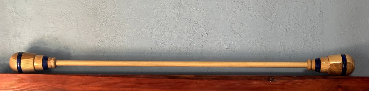 RK Weighted Staff-5'-Single Staff (Blue Stripe)