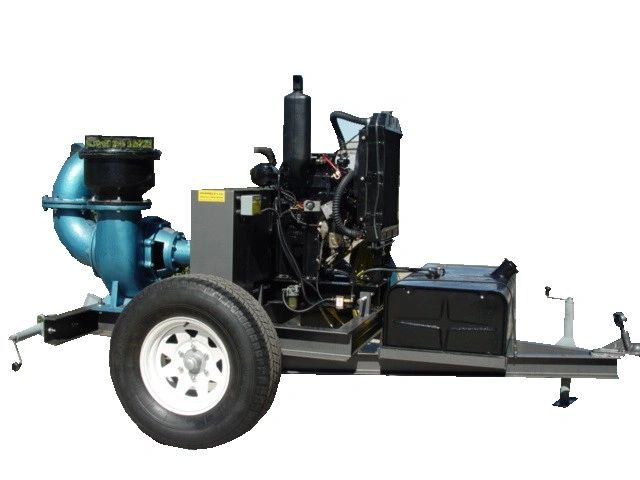 6" 60LS Volume Transfer pump - New pump coupled to Second Hand Diesel ...