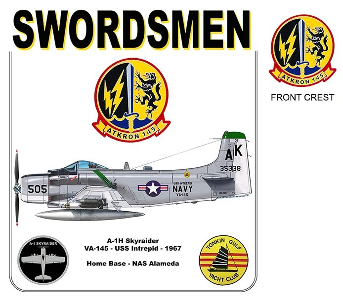 A-1H Skyraider VA-145 Swordsmen