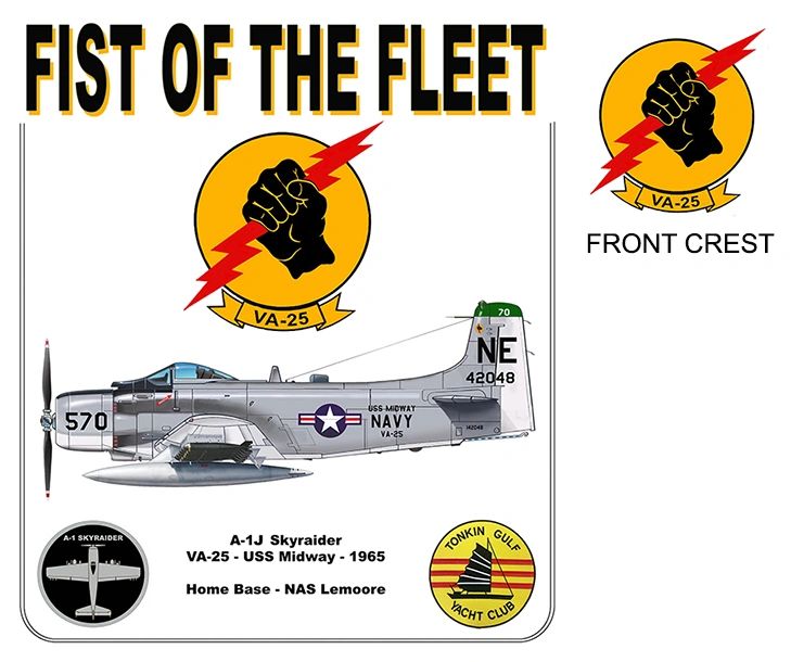 A-1J Skyraider VA-25 Fist Of The Fleet