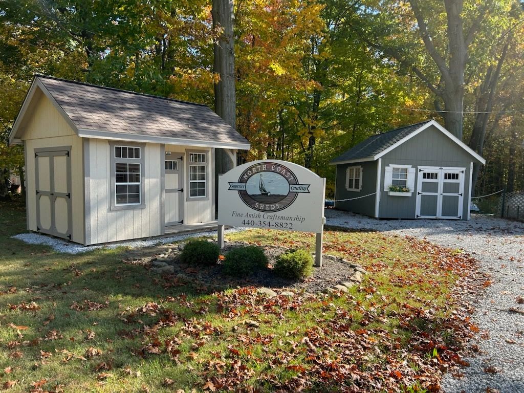 A-Frame Cabin Style Sheds, North Coast Sheds - Perry, Ohio